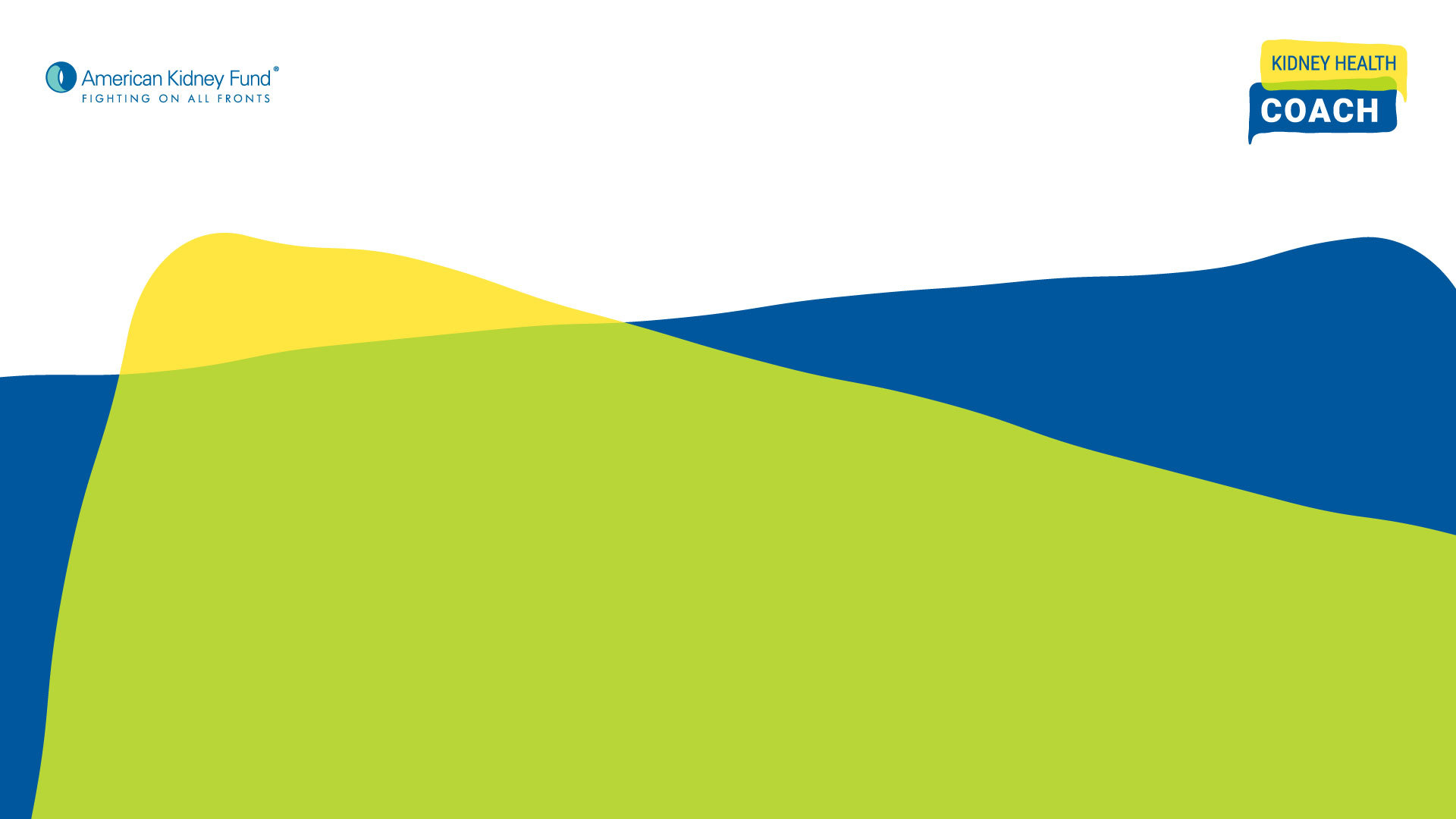 Kidney Health Coach Portal | American Kidney Fund