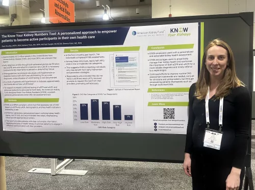 AKF presents posters on IgA nephropathy focus group study and Know Your ...