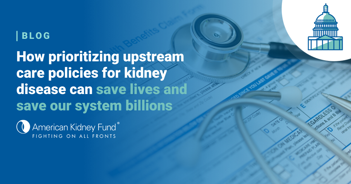How prioritizing upstream care policies for kidney disease can save ...